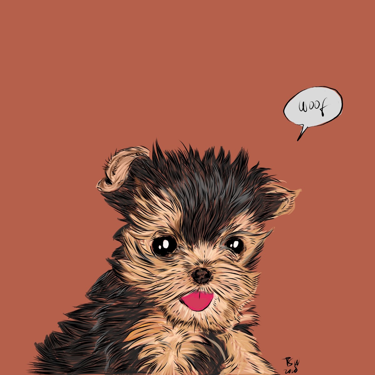 Dog Drawing – The Wander Paws